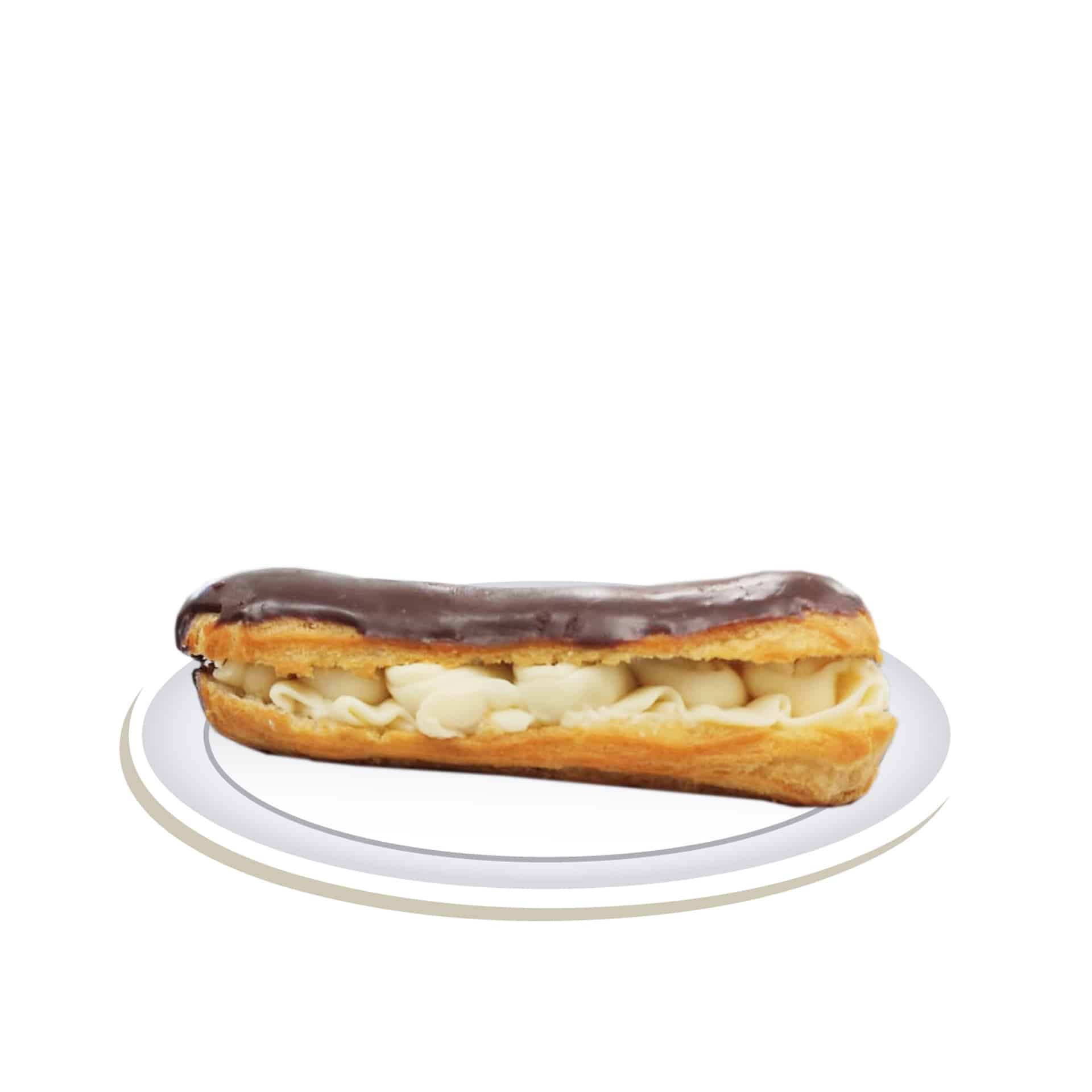 ECLER CU CREMĂ DE VANILIE ȘI GLAZURA CIOCOLATA (mare) – Poftă de Dulce ...